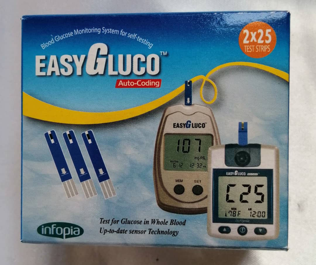 نوار تست قند خون ایزی گلوکو EASY GLUCO – دیابت کالا